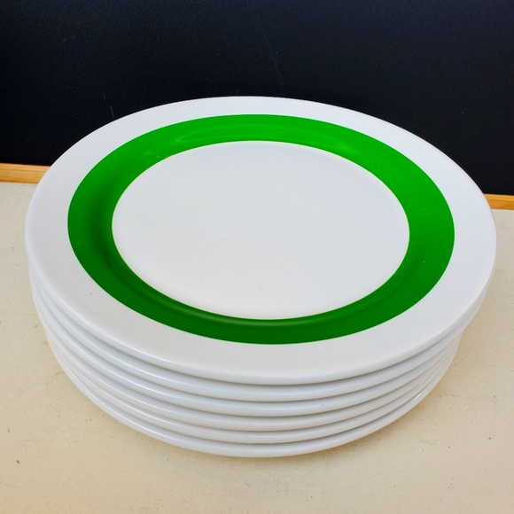 kate spade | Dining | Kate Spade Lenox Green Stripe Salad Plate All In ...